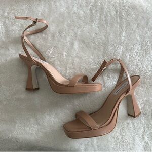 Steve Madden | Shoes | New Steve Madden Nicky Square Toe Platform Heels ...